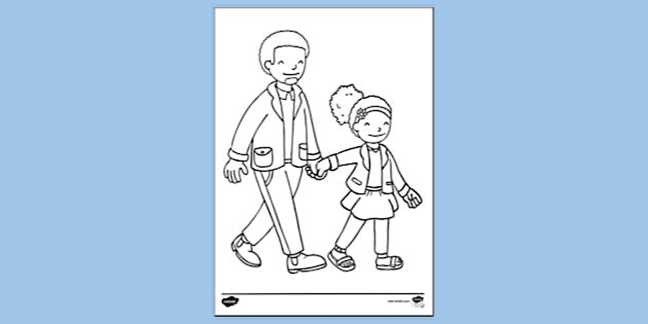 Printable Father's Day Colouring | Colouring Sheets - Twinkl