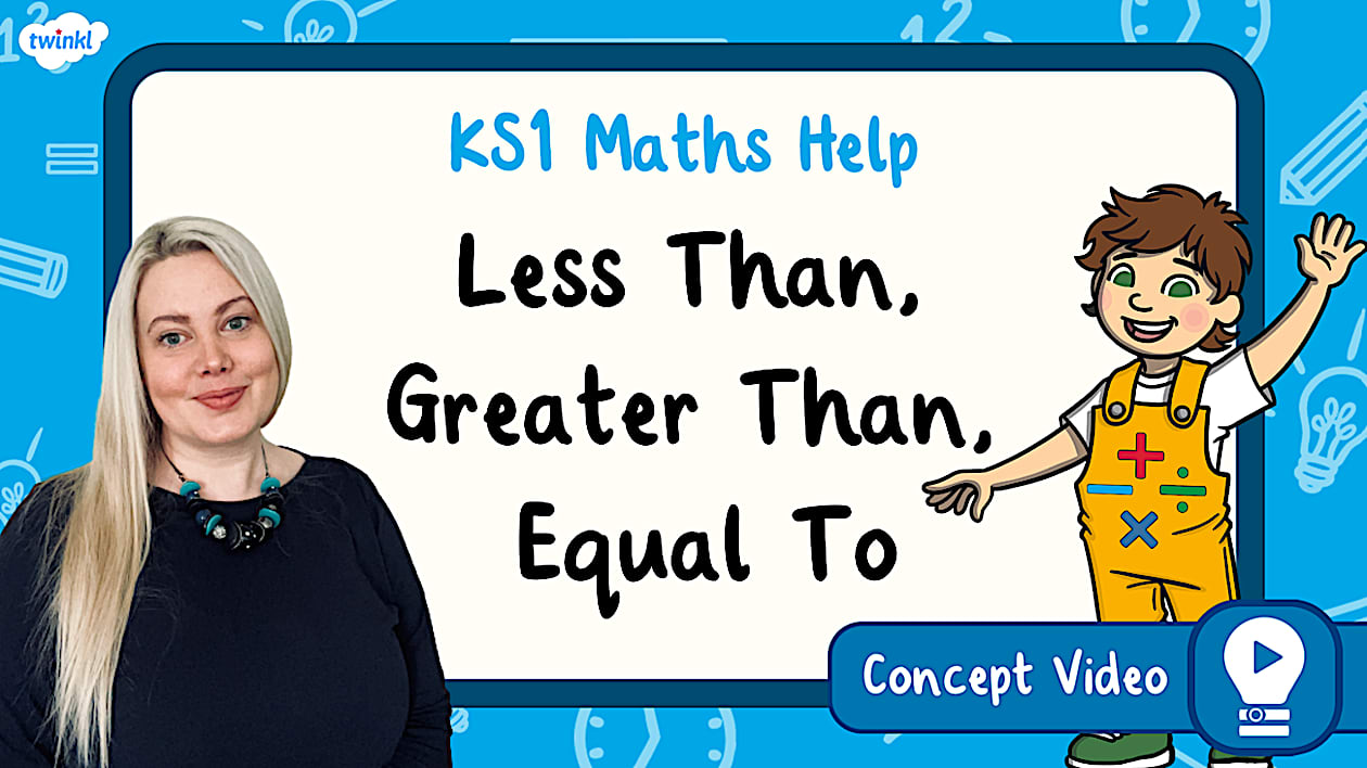👉 Less Than Greater Than Equal To Place Value Within 10 Ks1 Maths