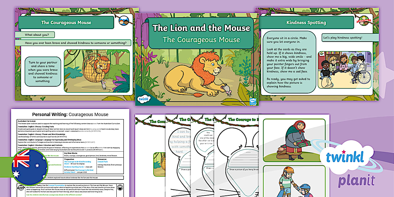 Foundation The Lion and the Mouse Personal Writing Lesson 2