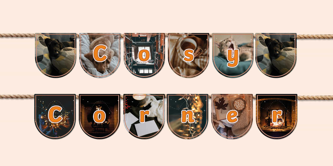 Cosy Corner Photo Display Bunting (Teacher-Made) - Twinkl