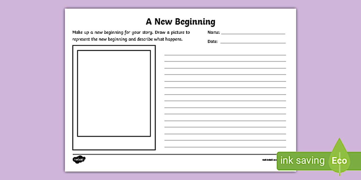A New Beginning Reading Comprehension Activity - Twinkl