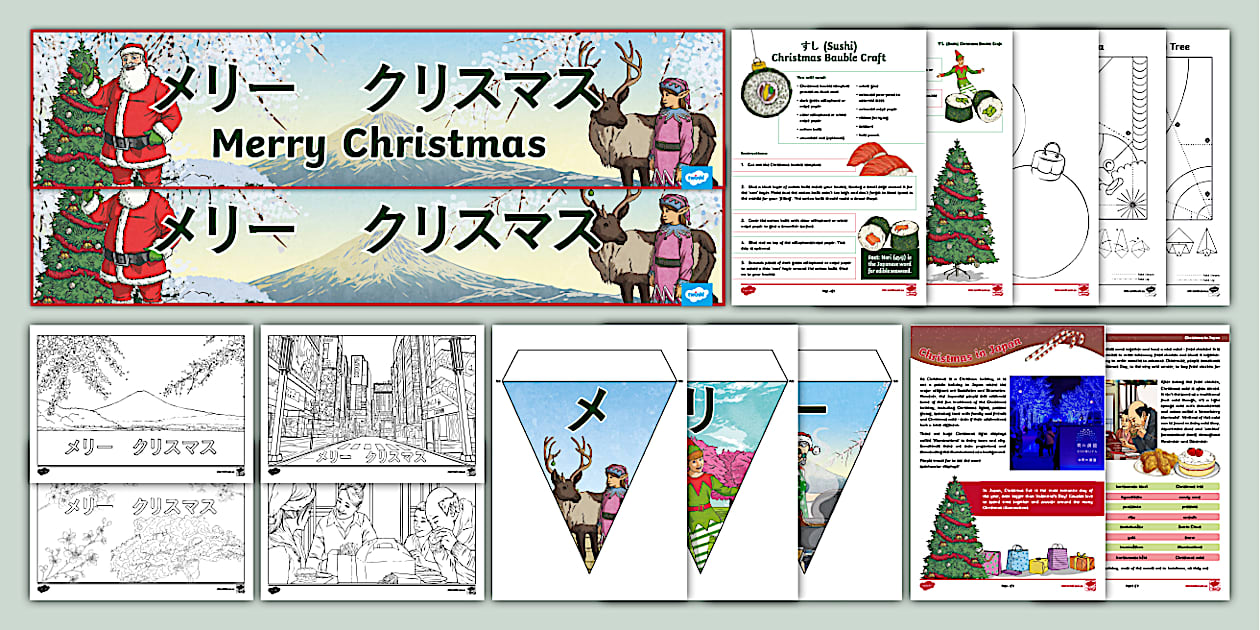 Japanese Christmas Pack (Hecho por educadores) - Twinkl