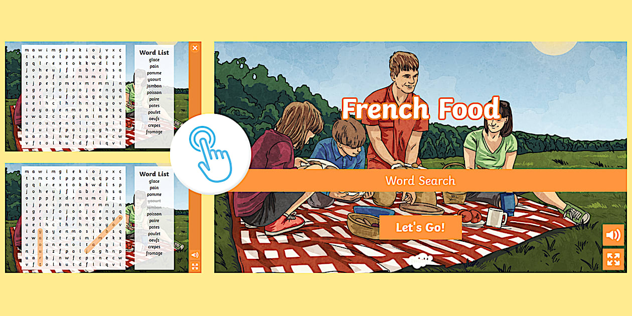 Interactive Language Games | French Foods