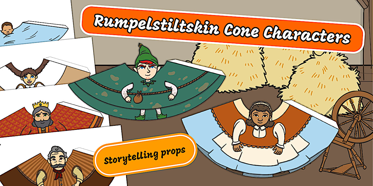 Rumpelstiltskin Cone Characters
