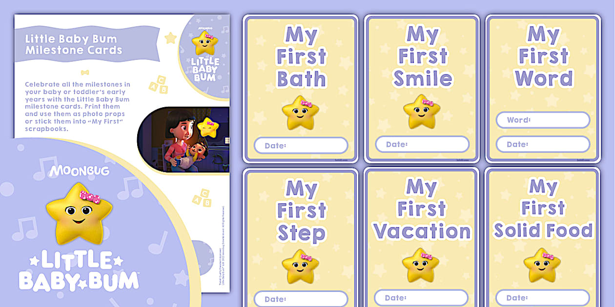 FREE! - Little Baby Bum: Milestone Cards (Teacher-Made)
