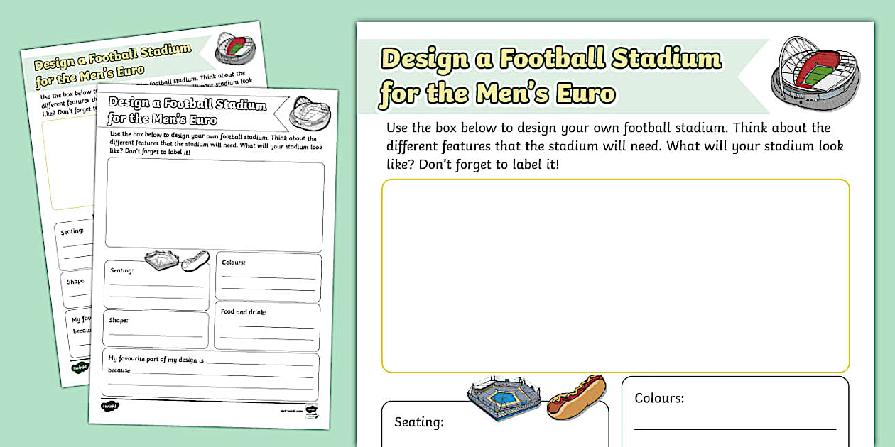 Design a Football Stadium for the Men's Euro Worksheet