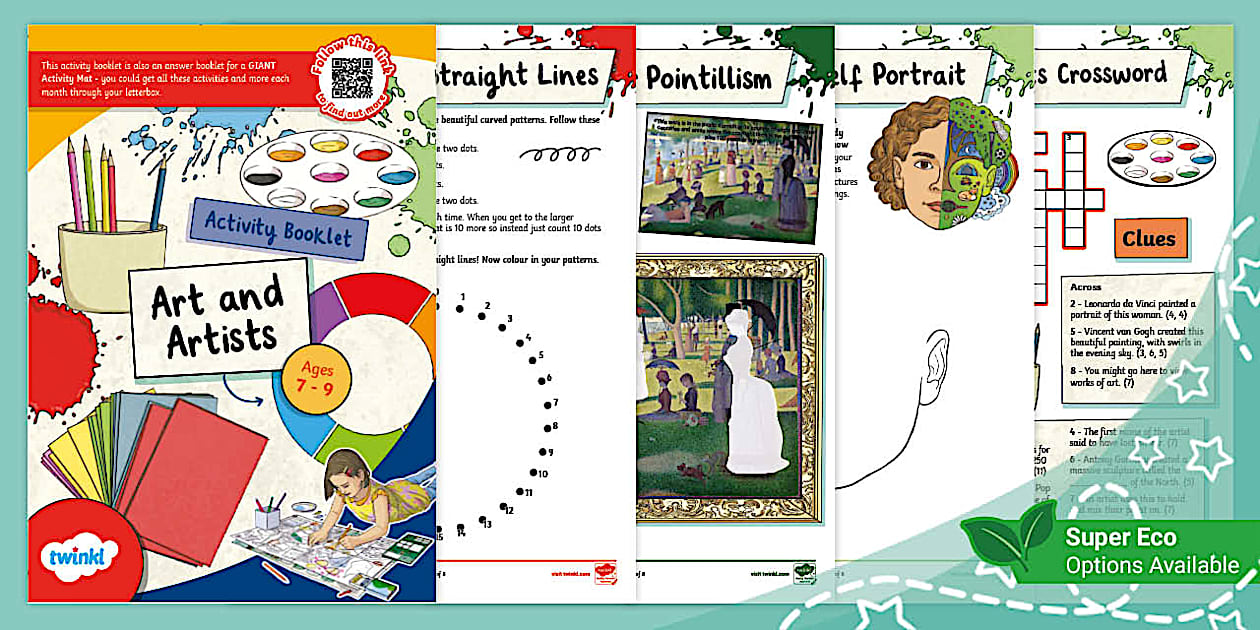 Art and Artists Activity Booklet 7 to 9 years (teacher made)