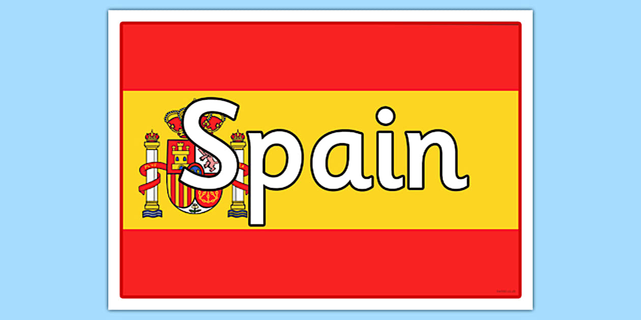 👉 Spanish Flag Poster