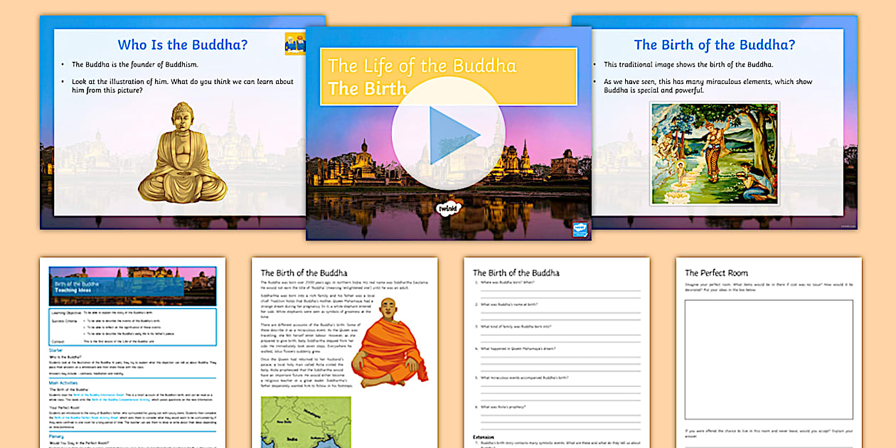 The Birth of the Buddha Lesson Pack (Teacher-Made) - Twinkl