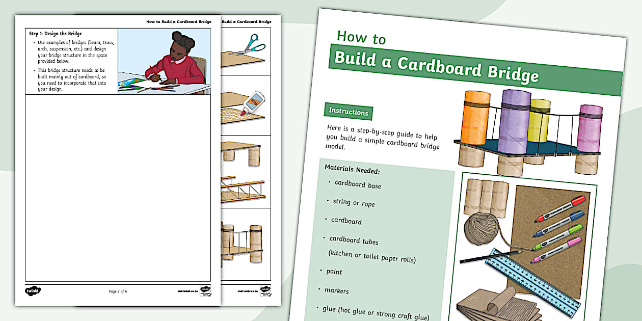 How to Build a Cardboard Bridge for School Project Grade 9