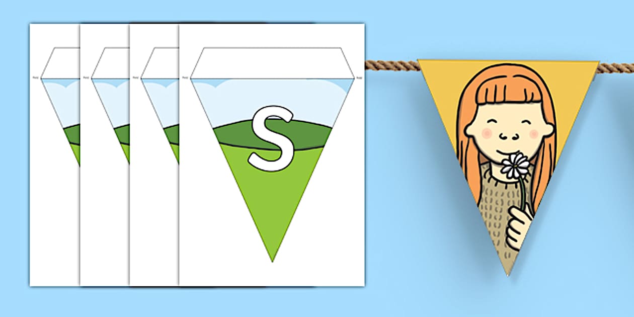 Smell Display Bunting (teacher made) - Twinkl