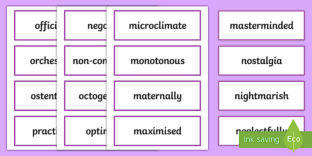 Year 5 Spring 1 Word of the Day Display Word Cards - Twinkl