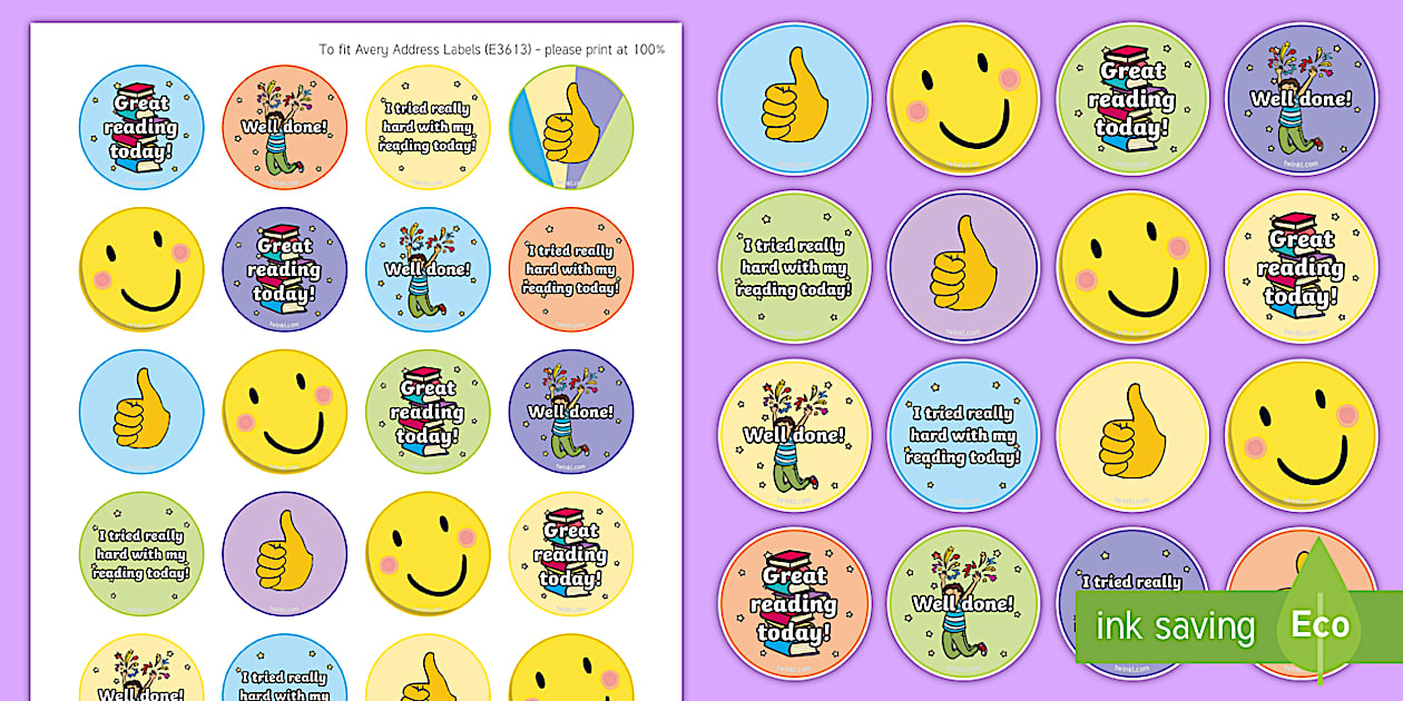 Pupil Voice - School Community - Book Buddies - Reward Stickers