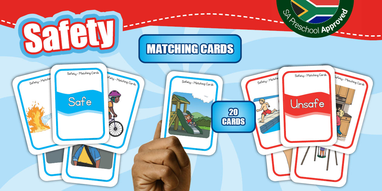 Preschool: Safety - Matching Cards