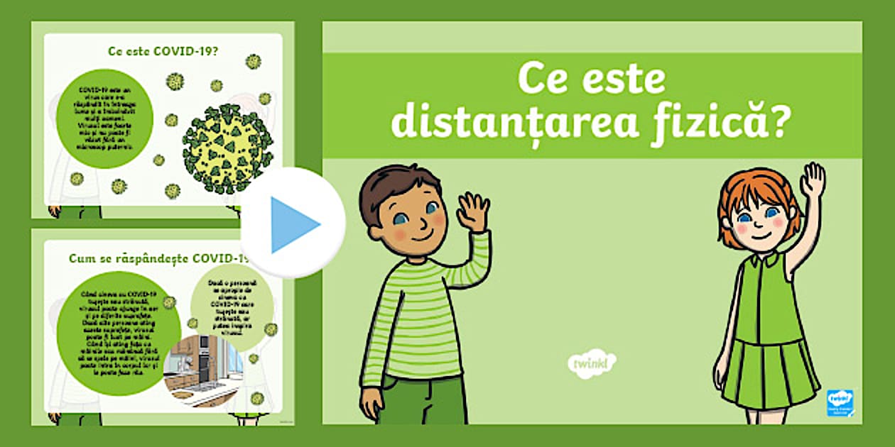 Ce este distanțarea socială – Prezentare PowerPoint
