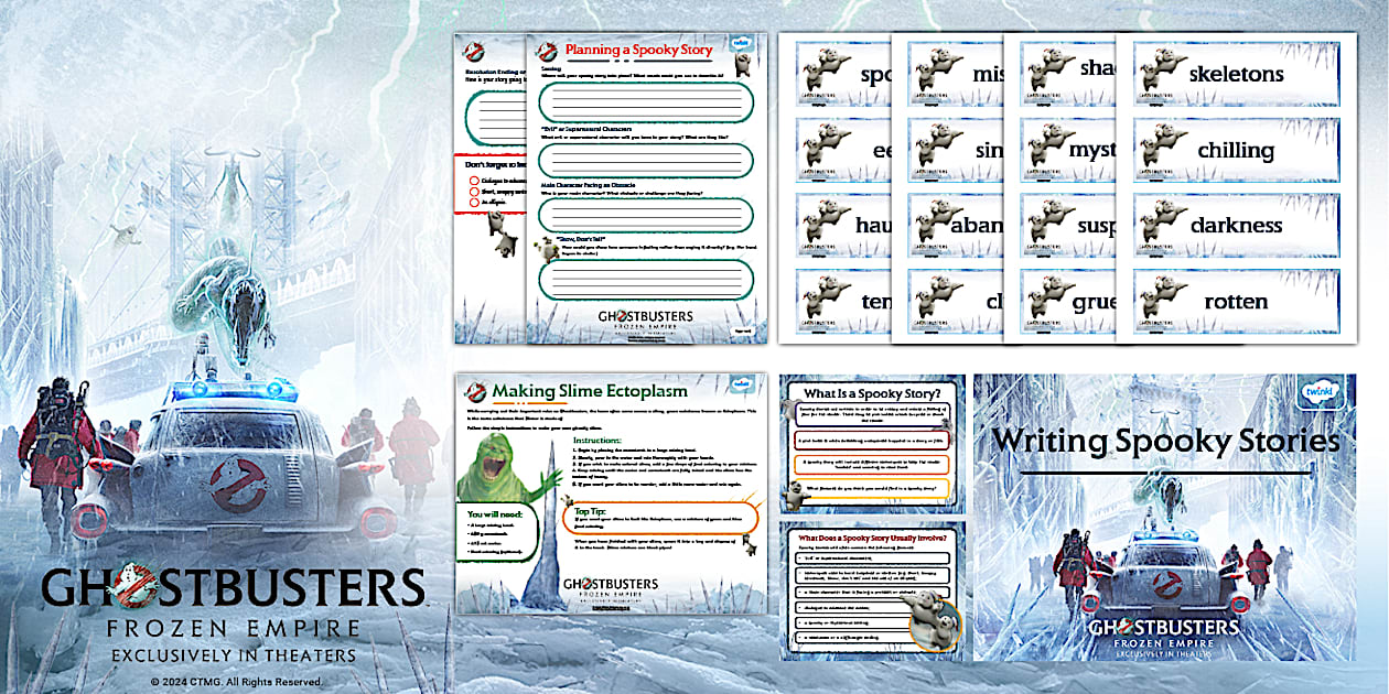 FREE! - Ghostbusters: Writing Spooky Stories Lesson Pack