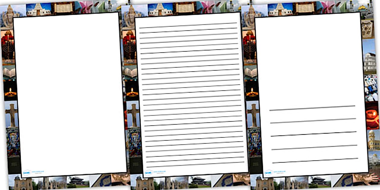 Religion Photo Page Border