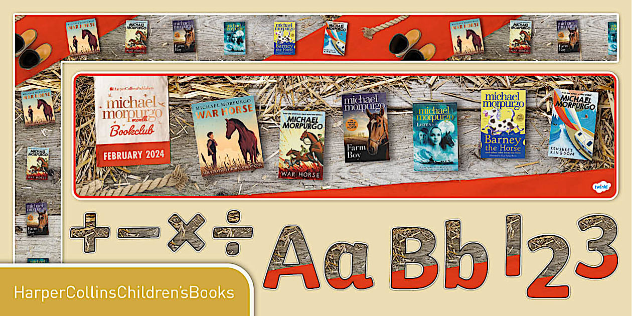 Michael Morpurgo Month: Display Pack (teacher made) - Twinkl