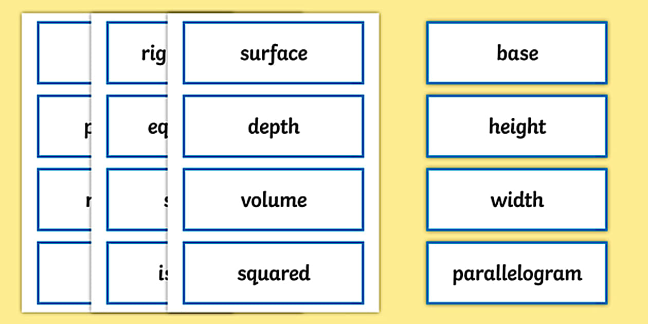 Area and Perimeter Cards (teacher made) - Twinkl