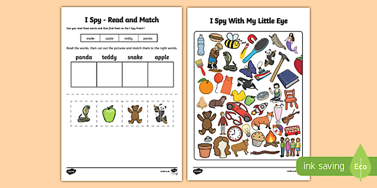 Phonics I Spy - Initial Sounds - Set 1 - ESL Initial Sounds Phonics Game