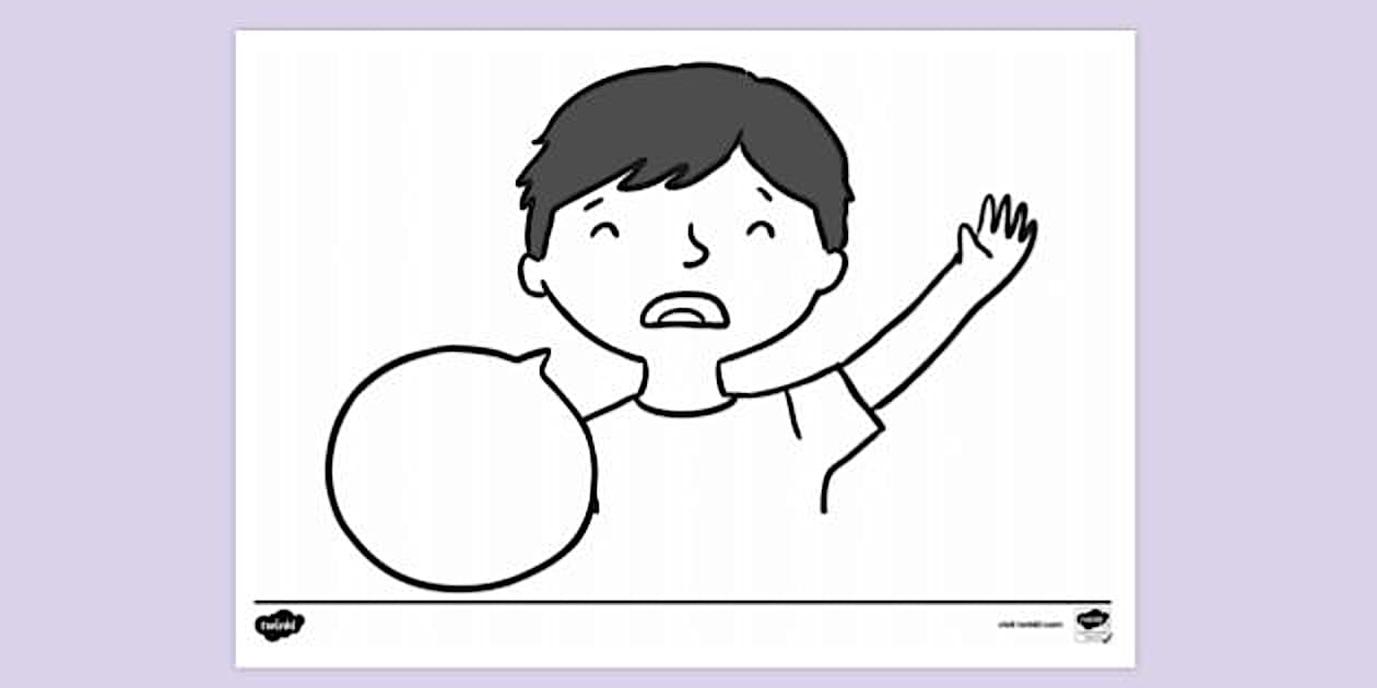 Too Overwhelming Colouring Sheet (teacher made) - Twinkl