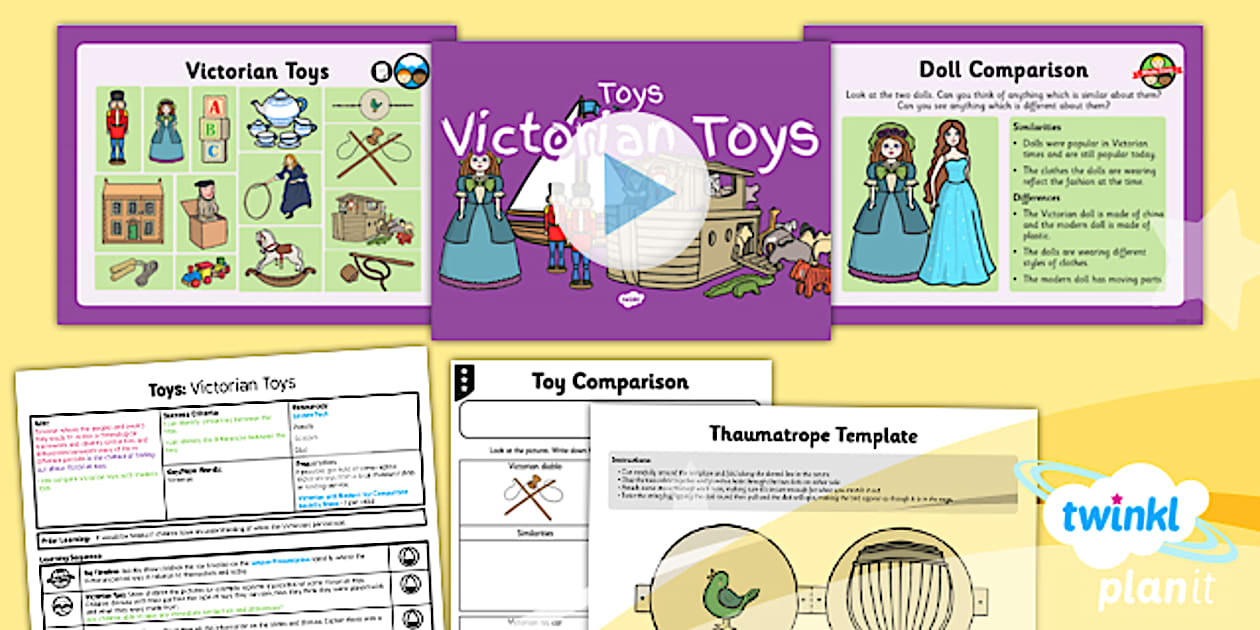 Victorian Toys KS1 - Lesson Plan (teacher made) - Twinkl