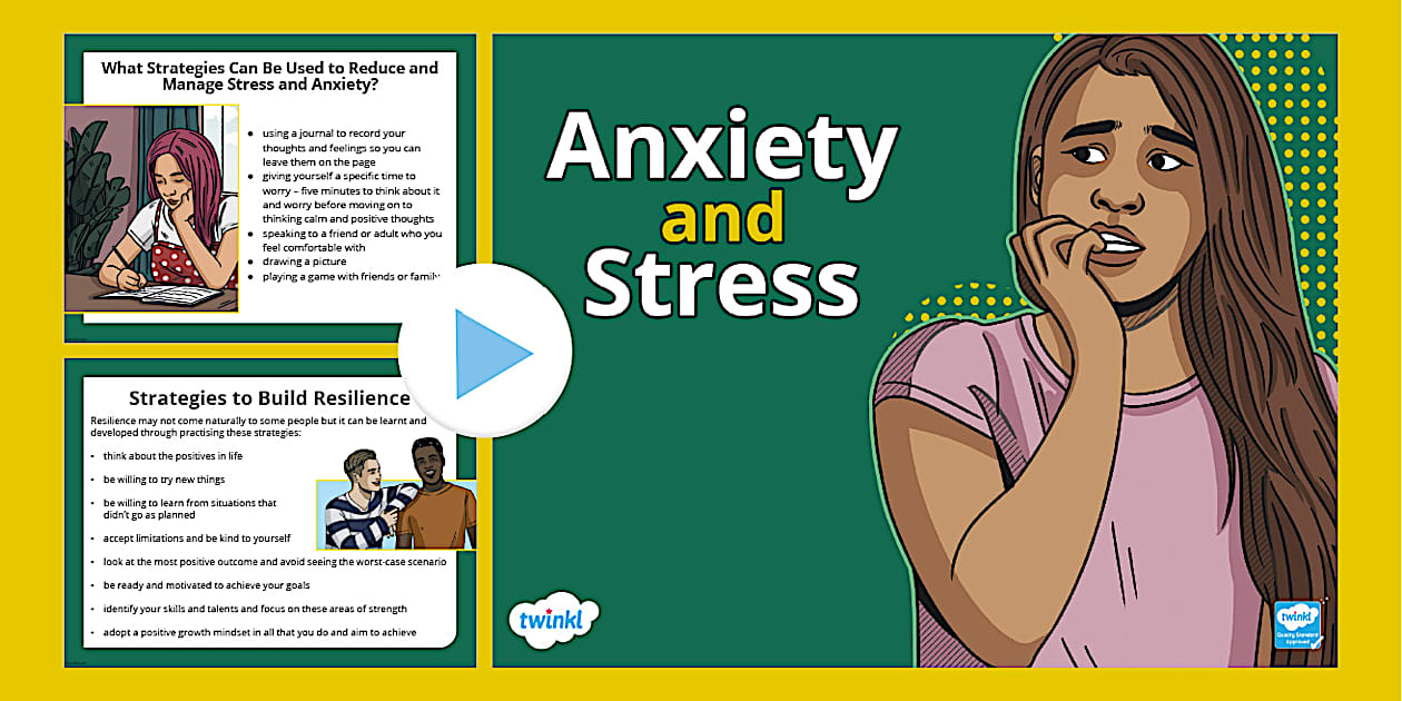 Older Learners: Stress and Anxiety PowerPoint (teacher made)