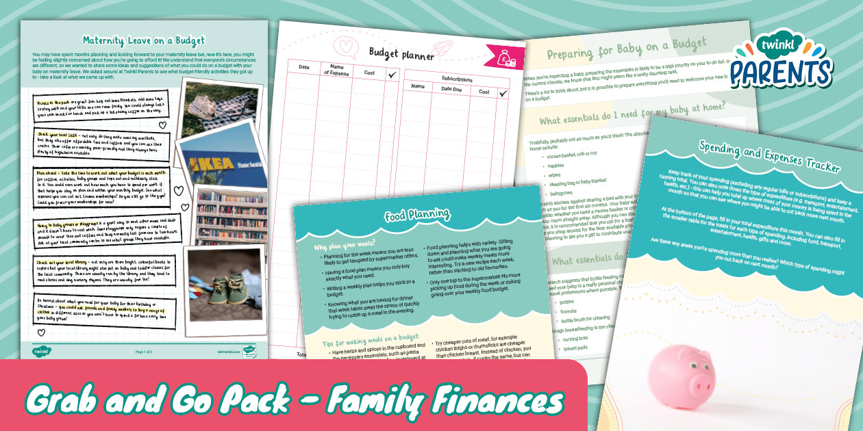 Grab and Go Pack - Family Finances