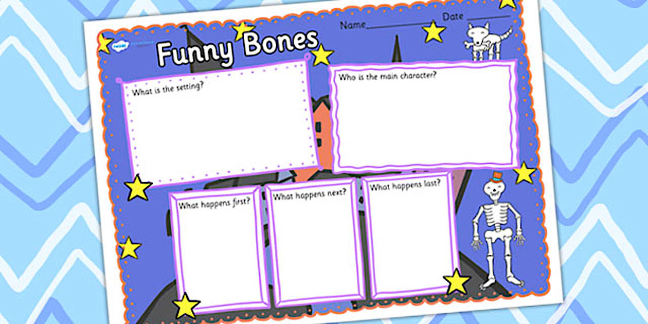Book Review Writing Frame to Support Teaching on Funnybones