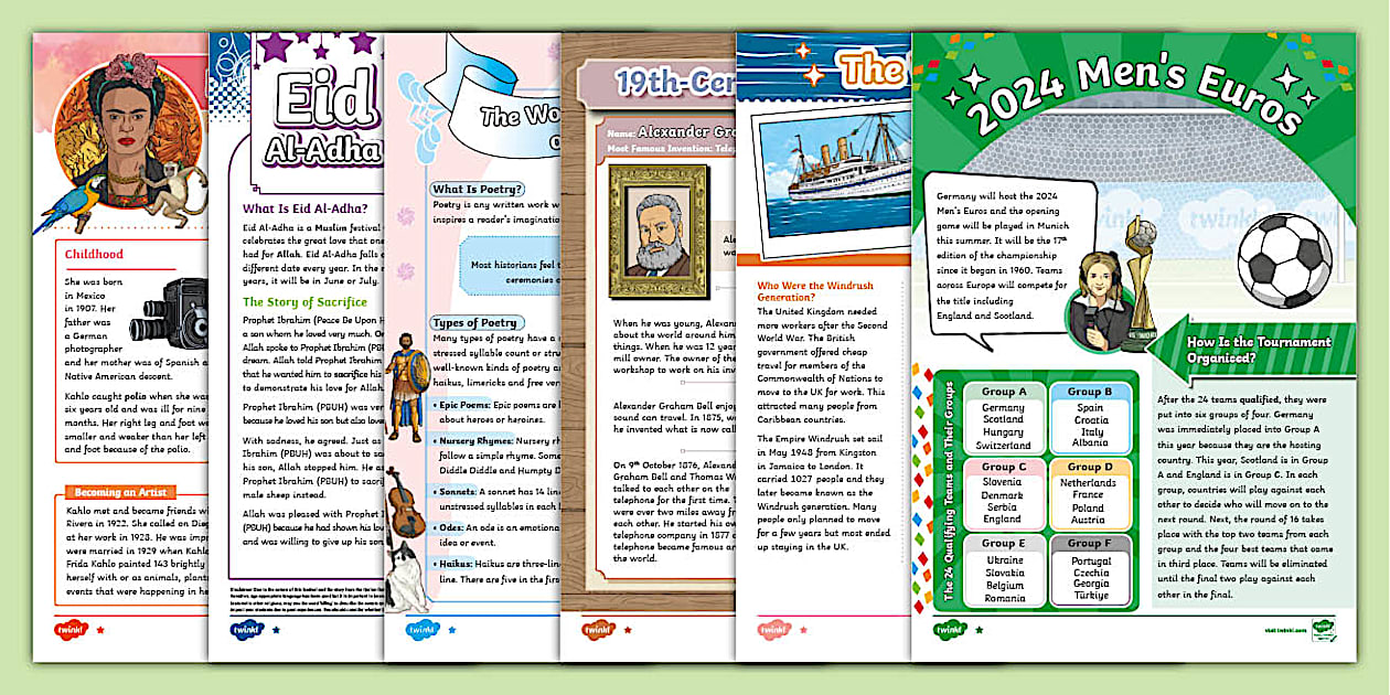 LKS2 June Reading Comprehension Activity Pack (Ages 7-9)