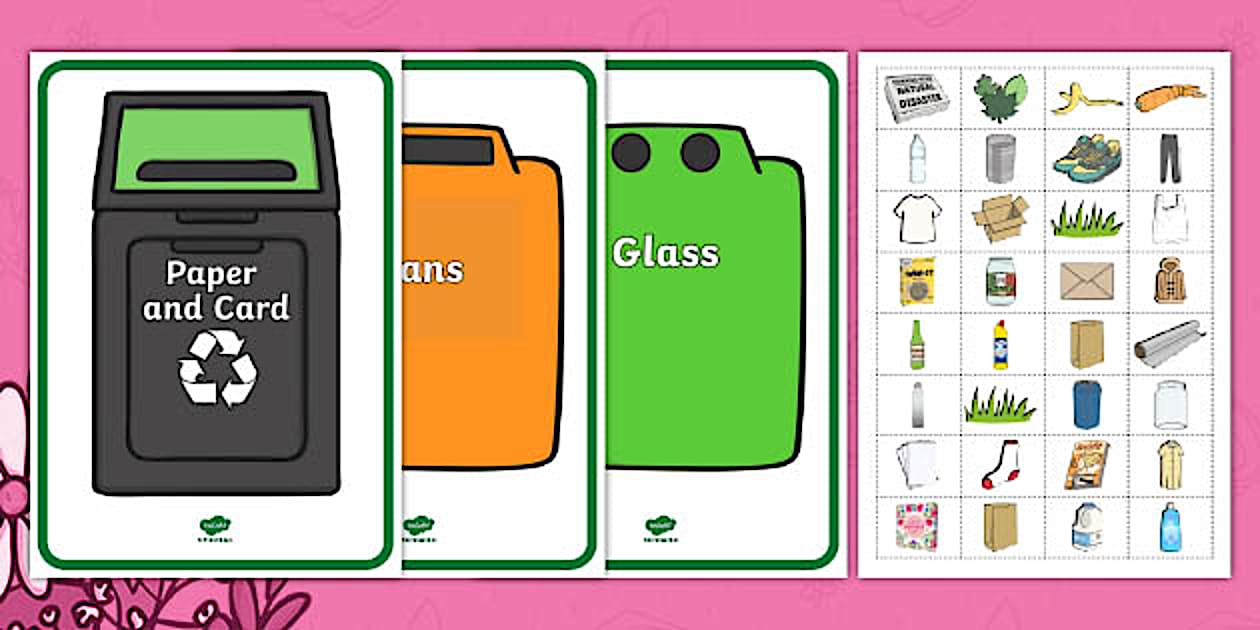 The Messy Magpie Recycling Sorting Activity | Twinkl