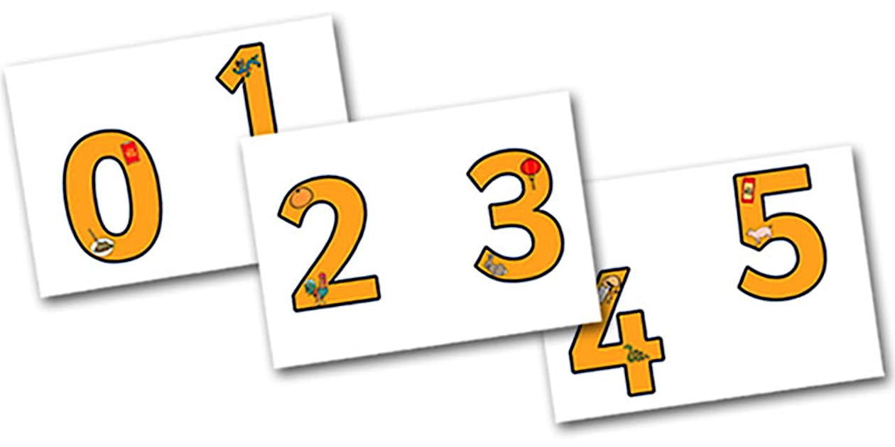 Chinese New Year Display Numbers (teacher made) - Twinkl