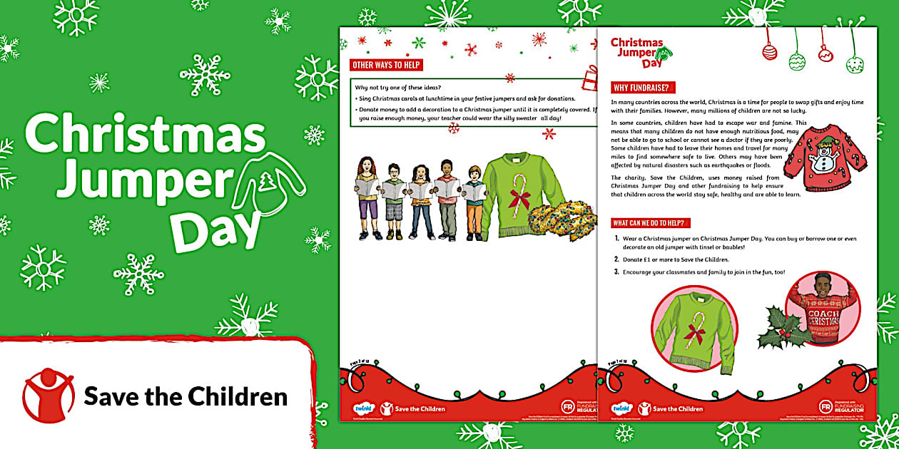 FREE! - Christmas Jumper Day Facts | Reading Comprehension | Twinkl
