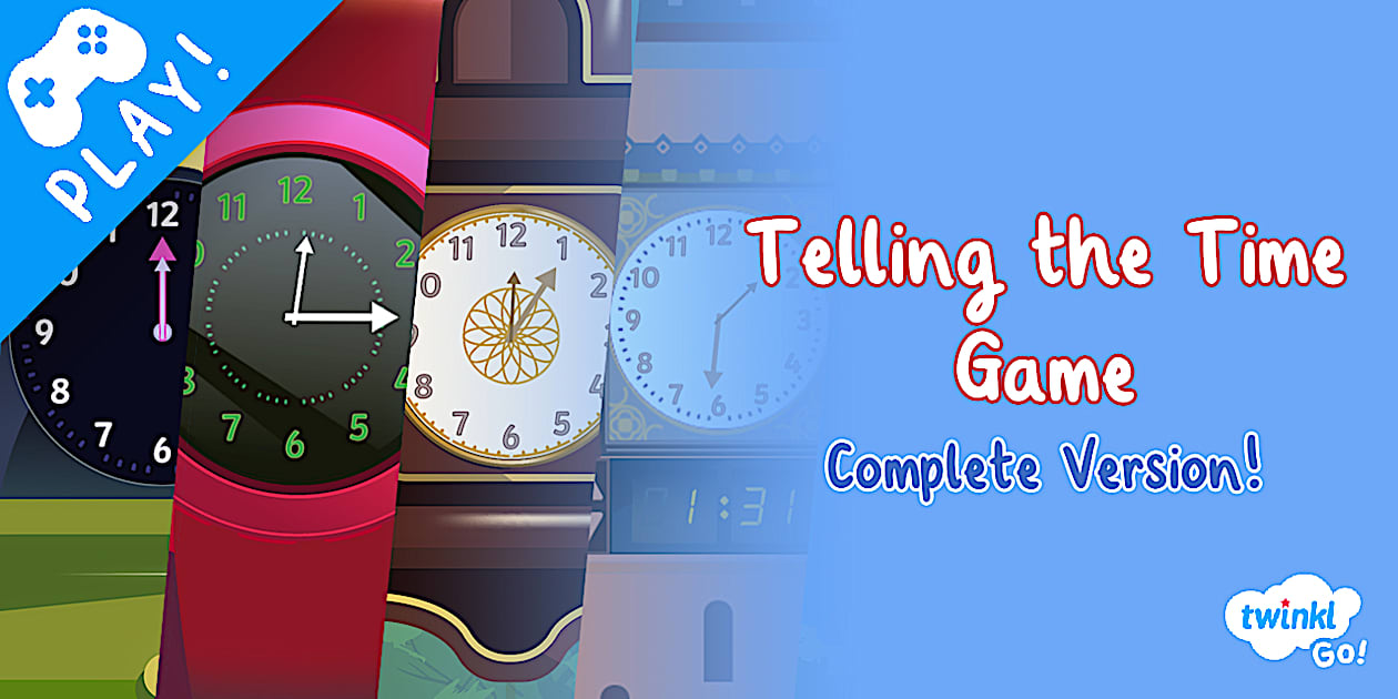 👉 *UPDATED* Time Telling: Maths Game (teacher made)