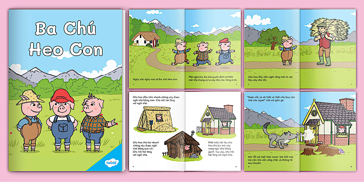 [EBOOK] Truyện Ba Chú Heo Con (teacher made) - Twinkl