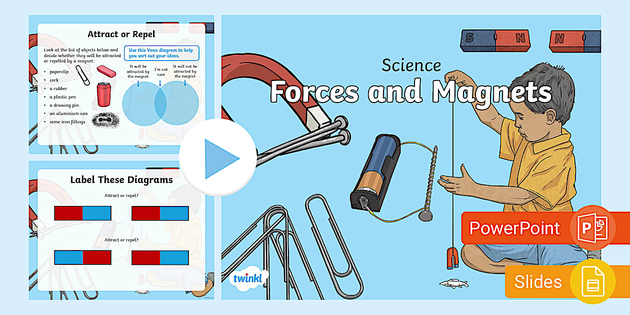 Forces and Magnets Activities (teacher made) - Twinkl