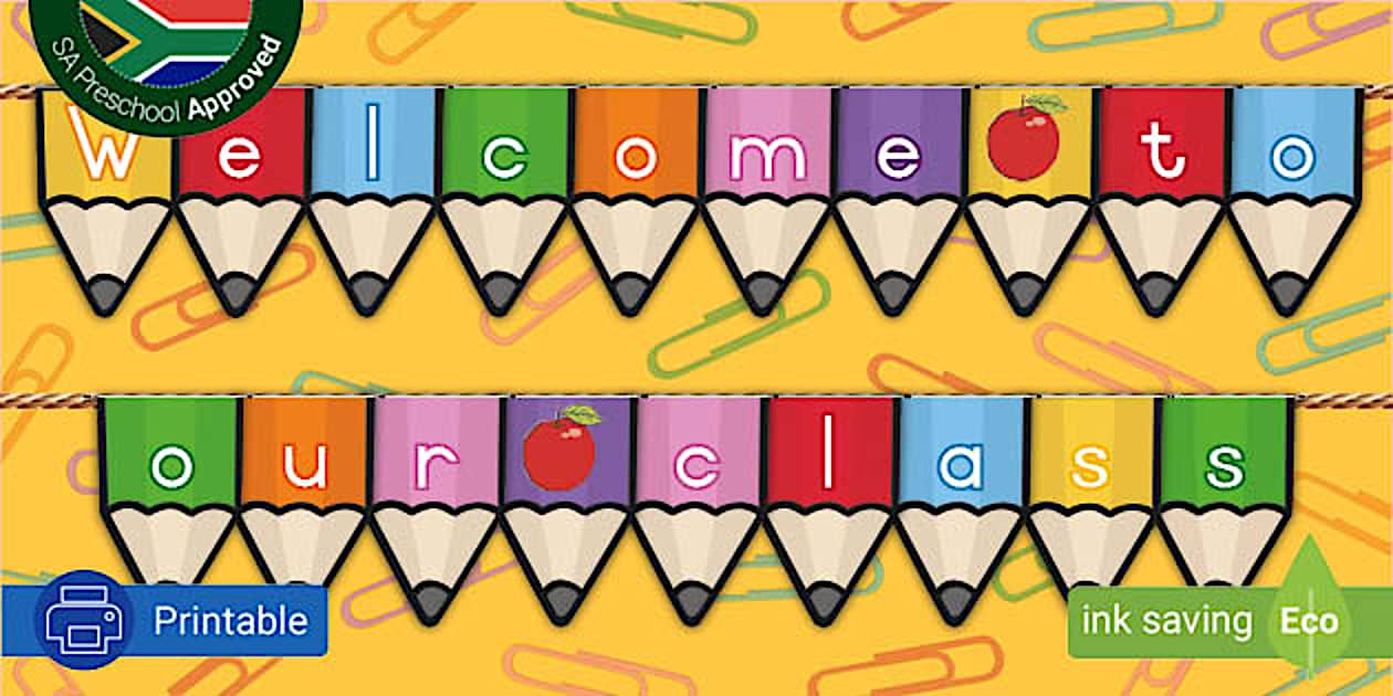 Welcome to Our Class Bunting (Teacher-Made) - Twinkl