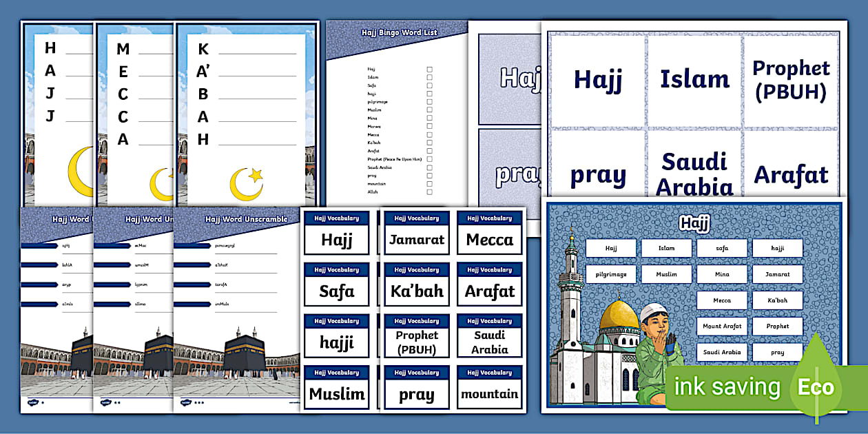 Hajj Worksheet Pack for KS2 | Primary Resources - Twinkl