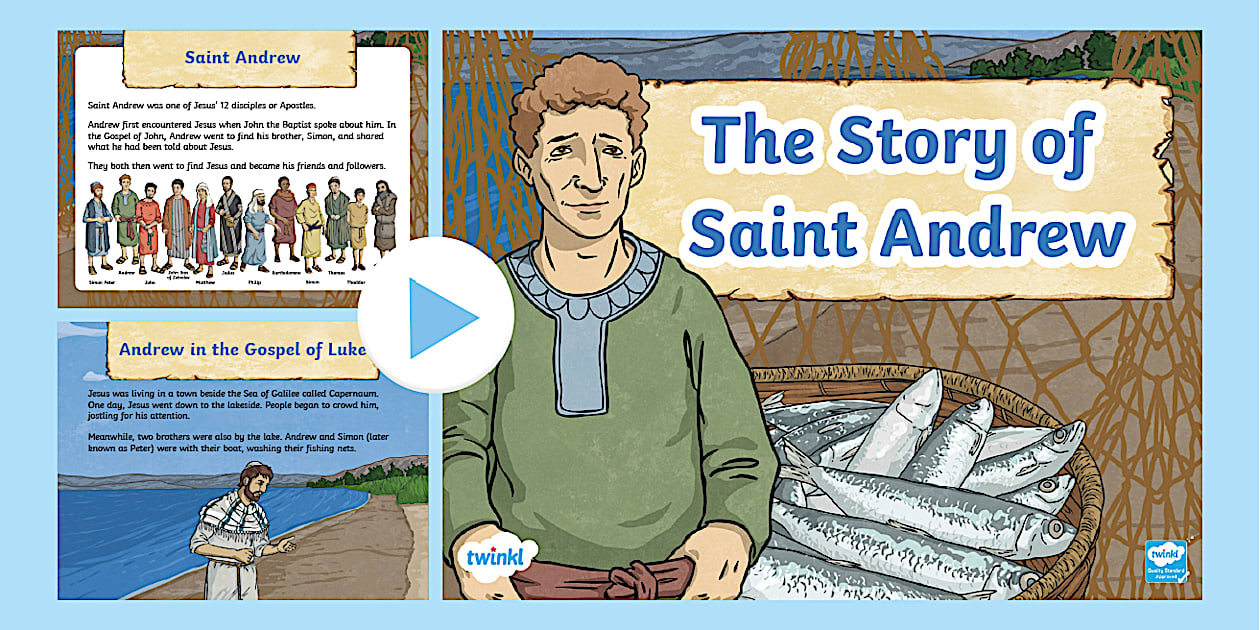 KS2 The Story of Saint Andrew PowerPoint (teacher made)