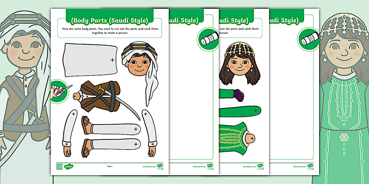 Body Parts Cutouts: Fun and Educational Activity for Kids