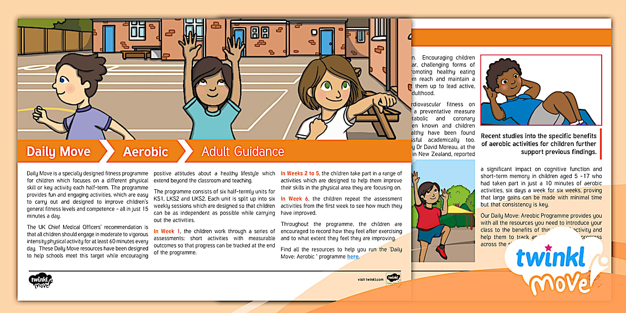 Twinkl Move PE - Daily Move: Aerobic Adult Guidance - Twinkl
