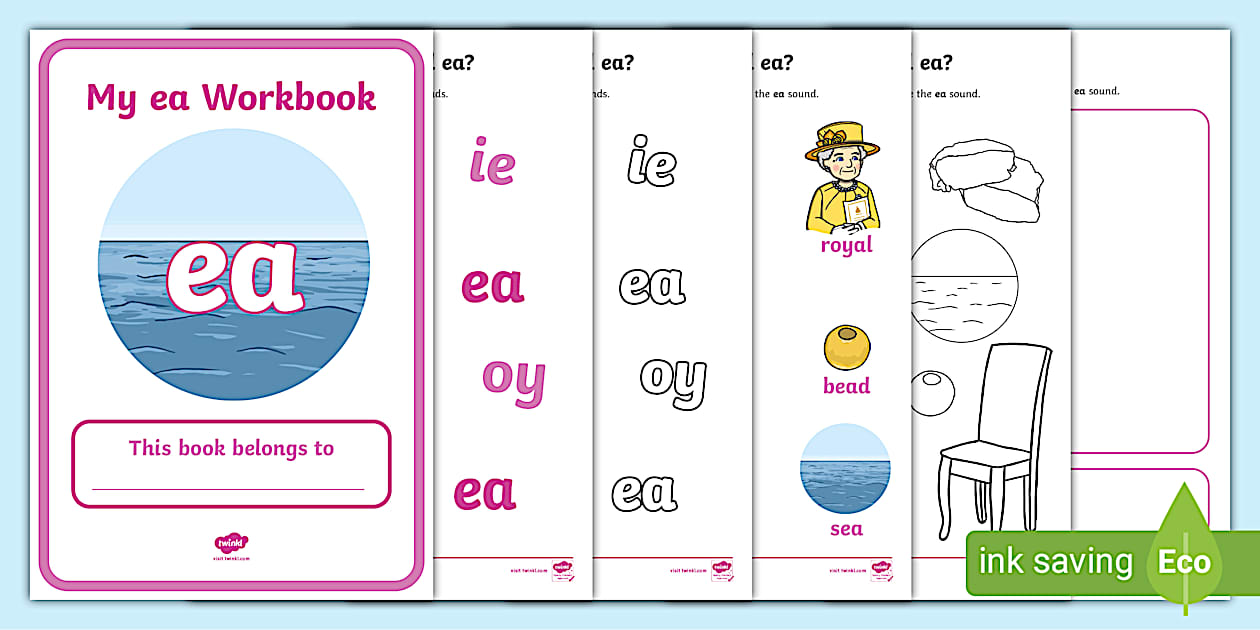 Phase 5 ea Grapheme Workbook (teacher made) - Twinkl