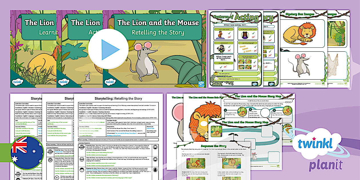 Foundation The Lion and the Mouse Storytelling Genre Pack