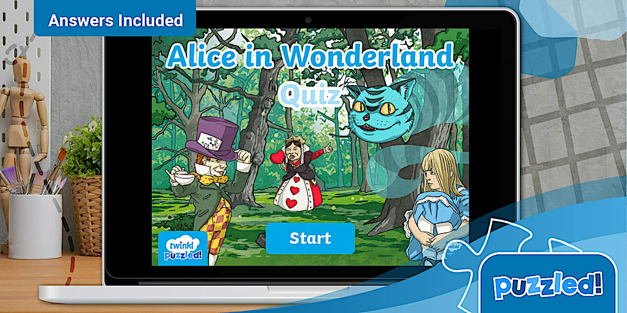 Alice in Wonderland Quiz PowerPoint | Twinkl Puzzled