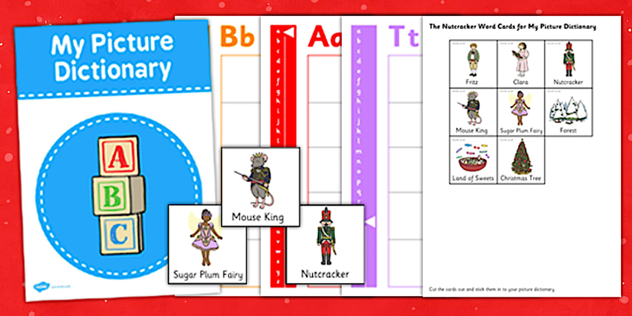 The Nutcracker Picture Dictionary Word Cards - Twinkl