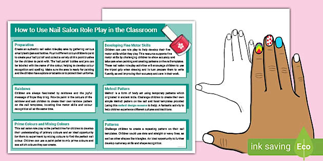 Nail Salon Role Play (teacher made) - Twinkl