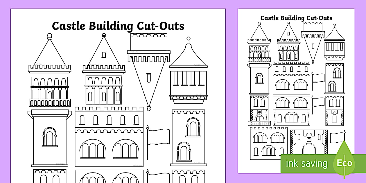 How to Make a Castle For A School Project | Building Cut Out