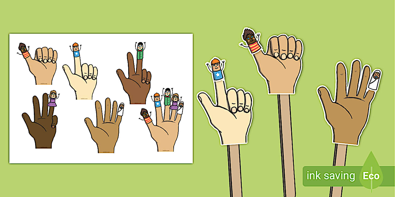 Tommy Thumb Stick Puppets (teacher made) - Twinkl