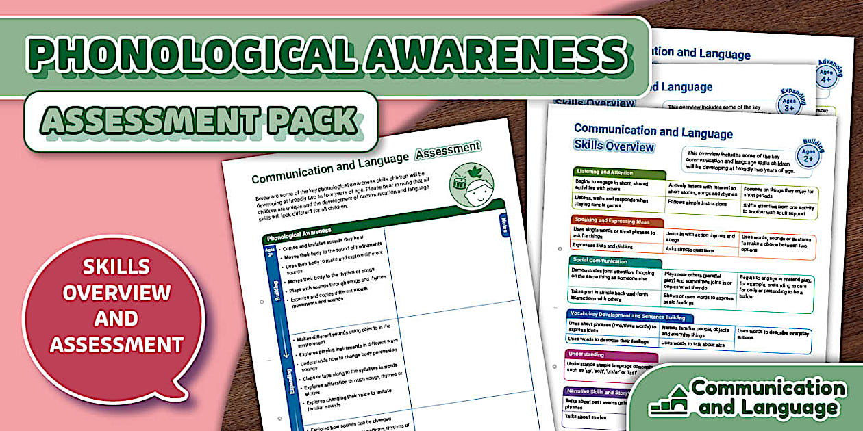 Phonological Awareness Communication and Language Assessment