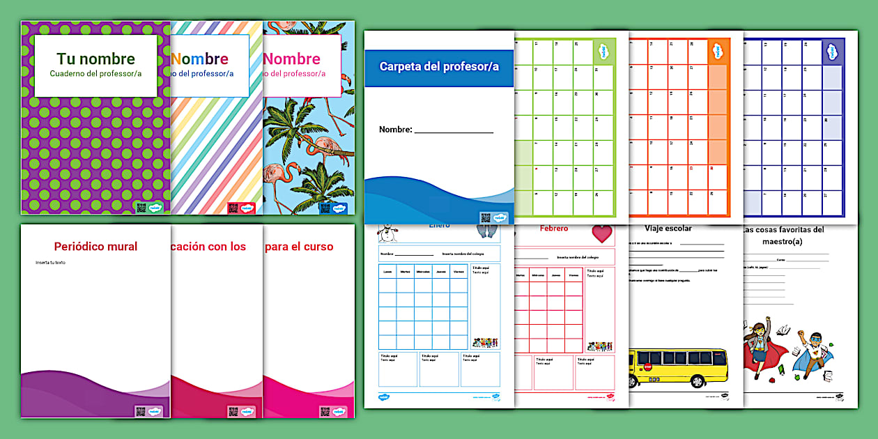 Planeador y organizador para maestros - Twinkl Colombia